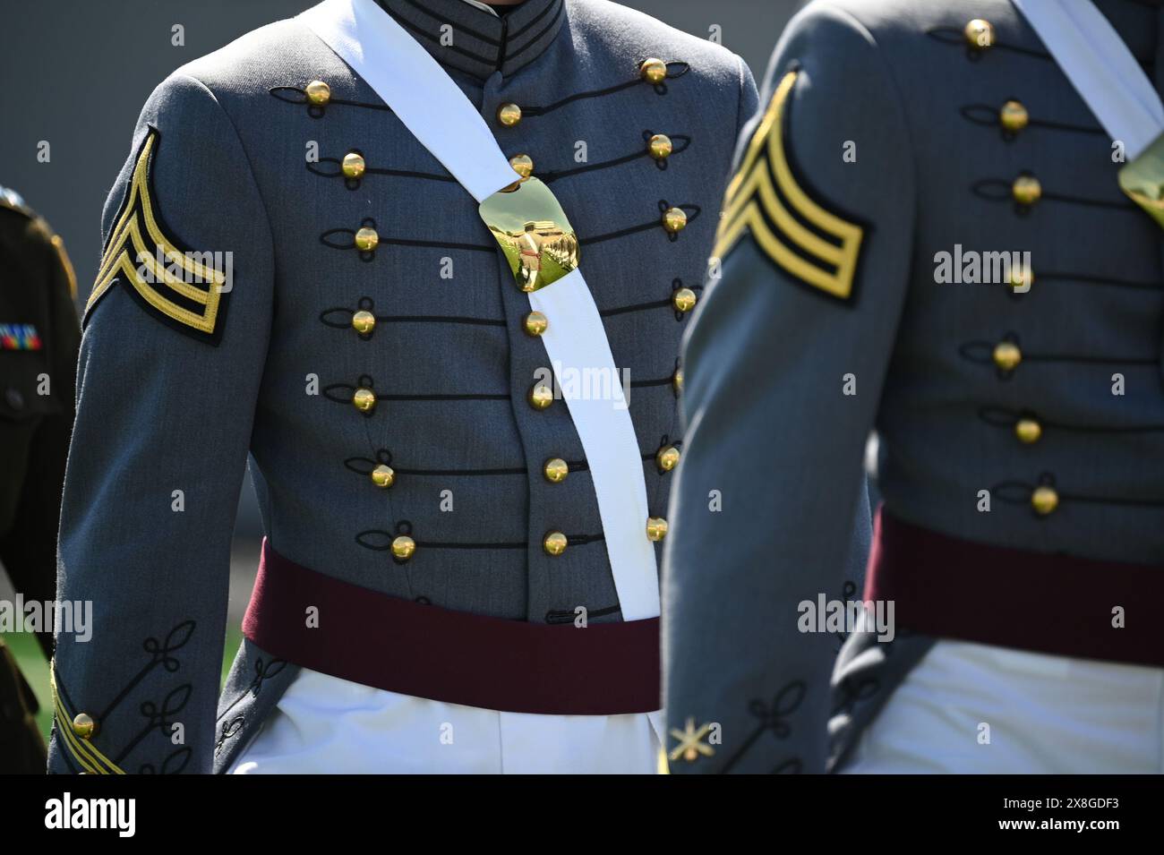 New York, USA. 25th May, 2024. Graduating class USMA Corps of Cadets ...