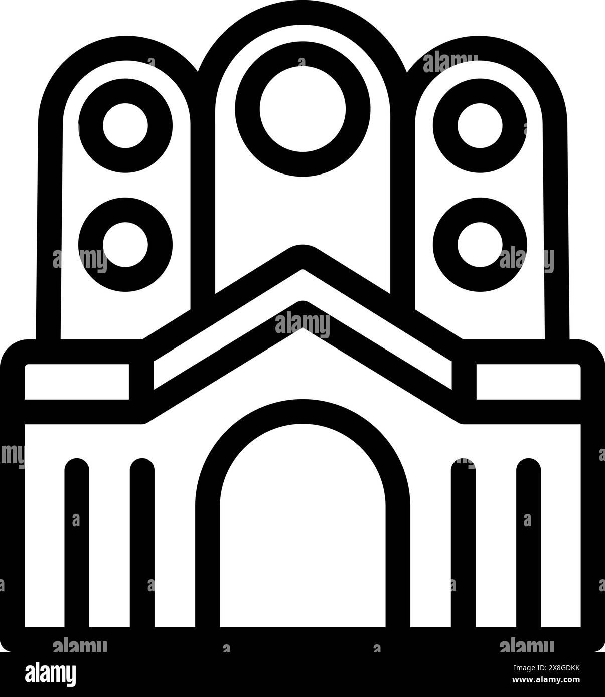 Medieval castle world heritage Stock Vector Images - Alamy