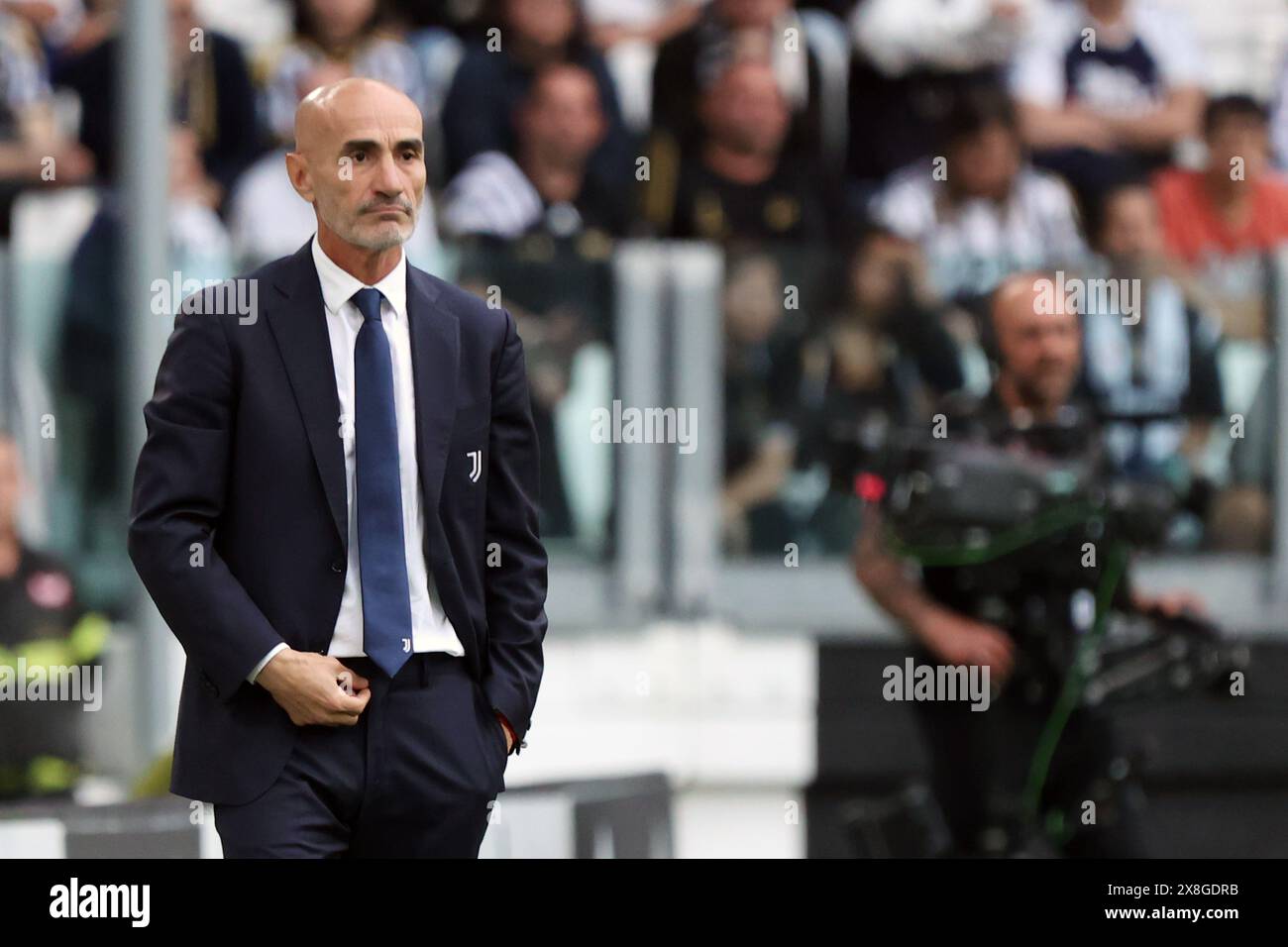 Torino, Italia. 25th May, 2024. Juventus' head coach Paolo Montero ...
