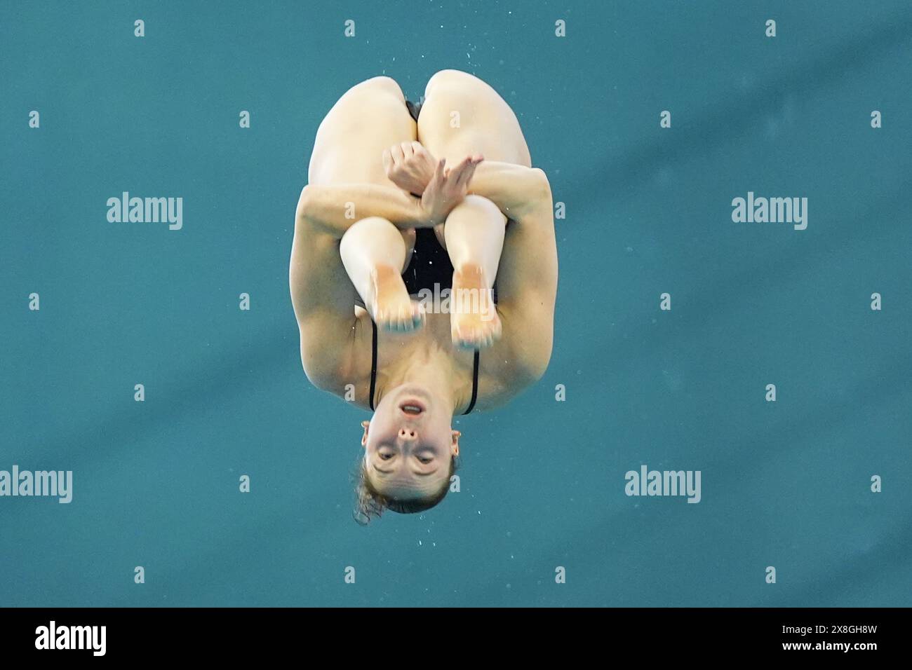 Yasmin Harper in action during the Women's 3M springboard final on day ...