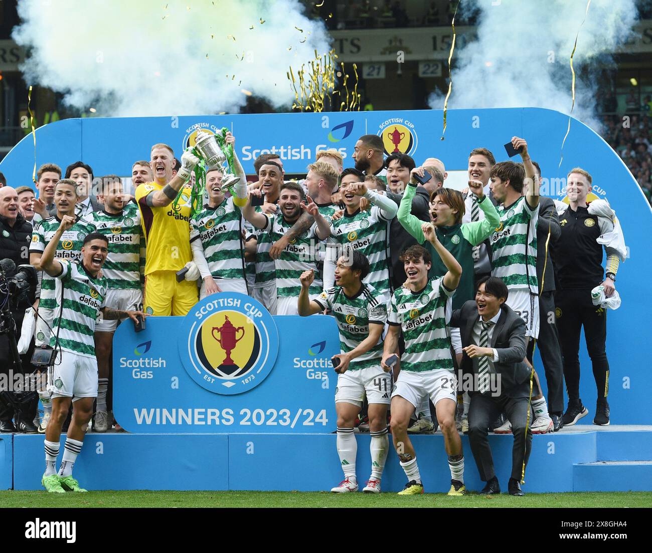 Hampden park glasgow scotland uk 25th may 2024 celtic vs range hi-res stock photography and ...