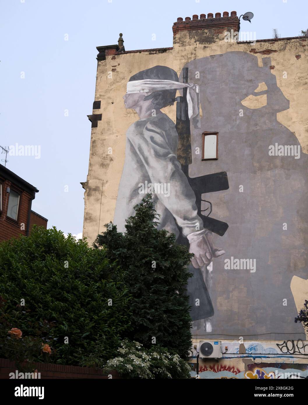 Street mural in Manchester,England Stock Photo - Alamy