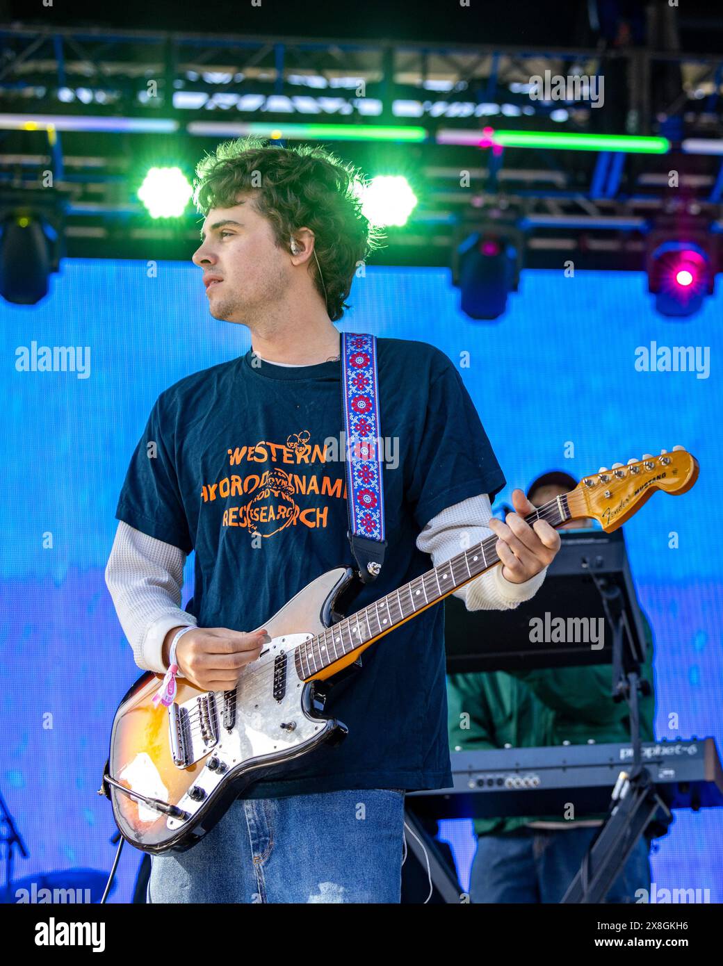 Napa, USA. 24th May, 2024. Otis Pavlovic of Royel Otis during the ...