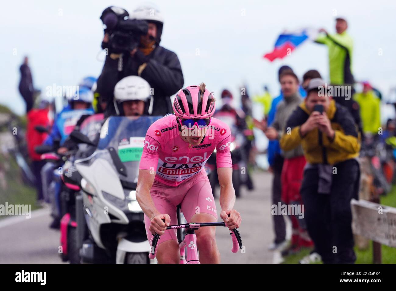 Italia. 25th May, 2024. Pogacar Tadej (Team Uae Emirates) pink jersey ...