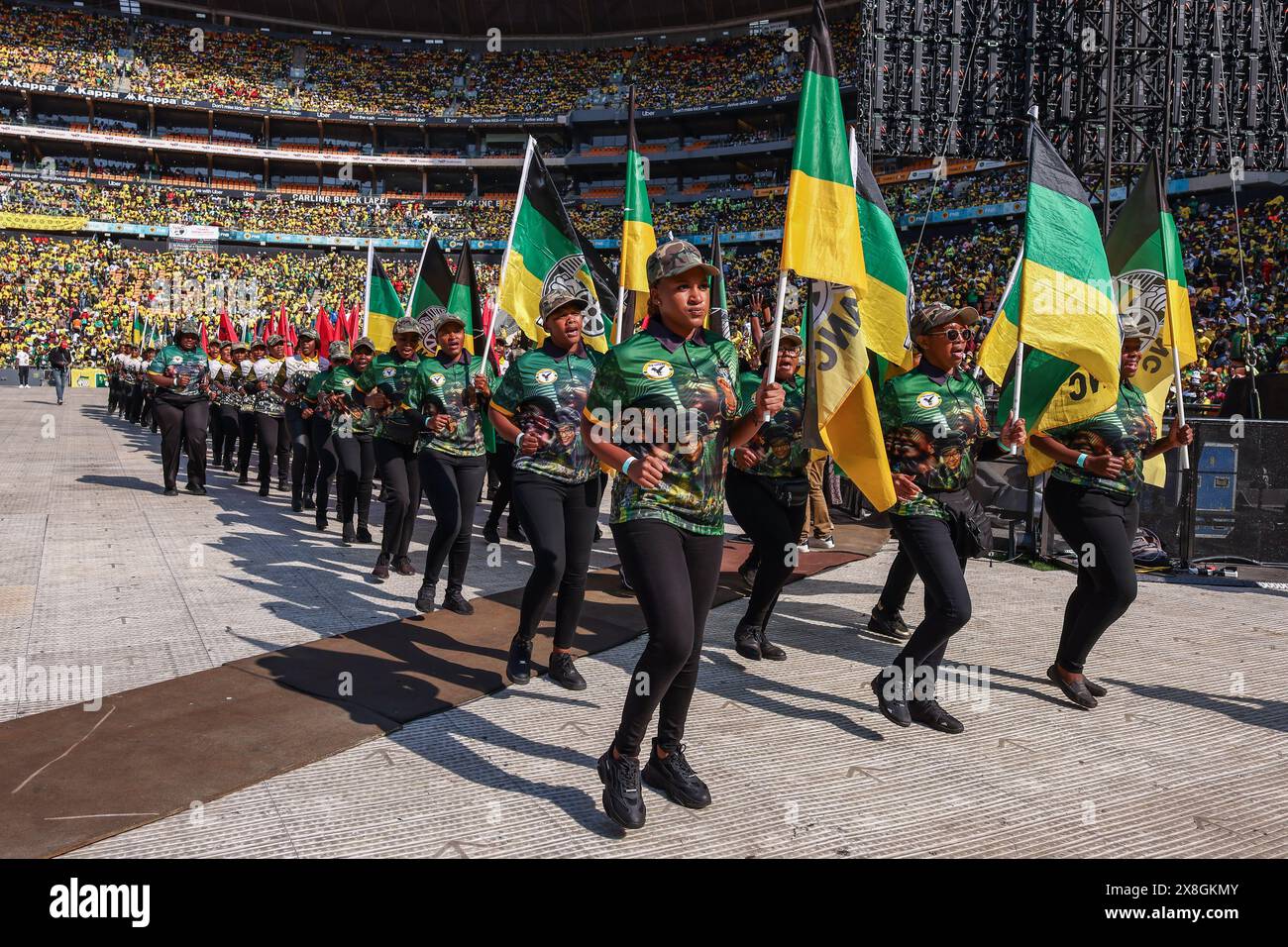 Cultural dancers perform during the final African National Congress ...