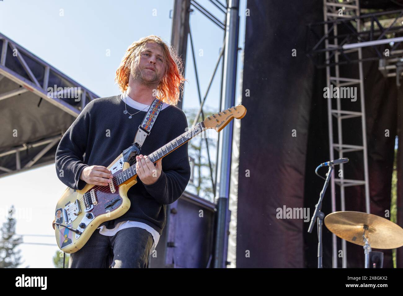 Napa, USA. 24th May, 2024. Royel Maddell of Royel Otis during the ...