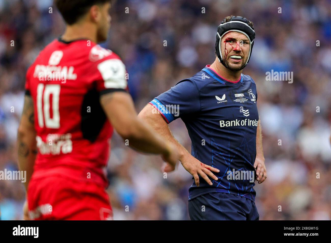 London, England. 25th May, 2024. Leinster's Caelan Doris during the ...