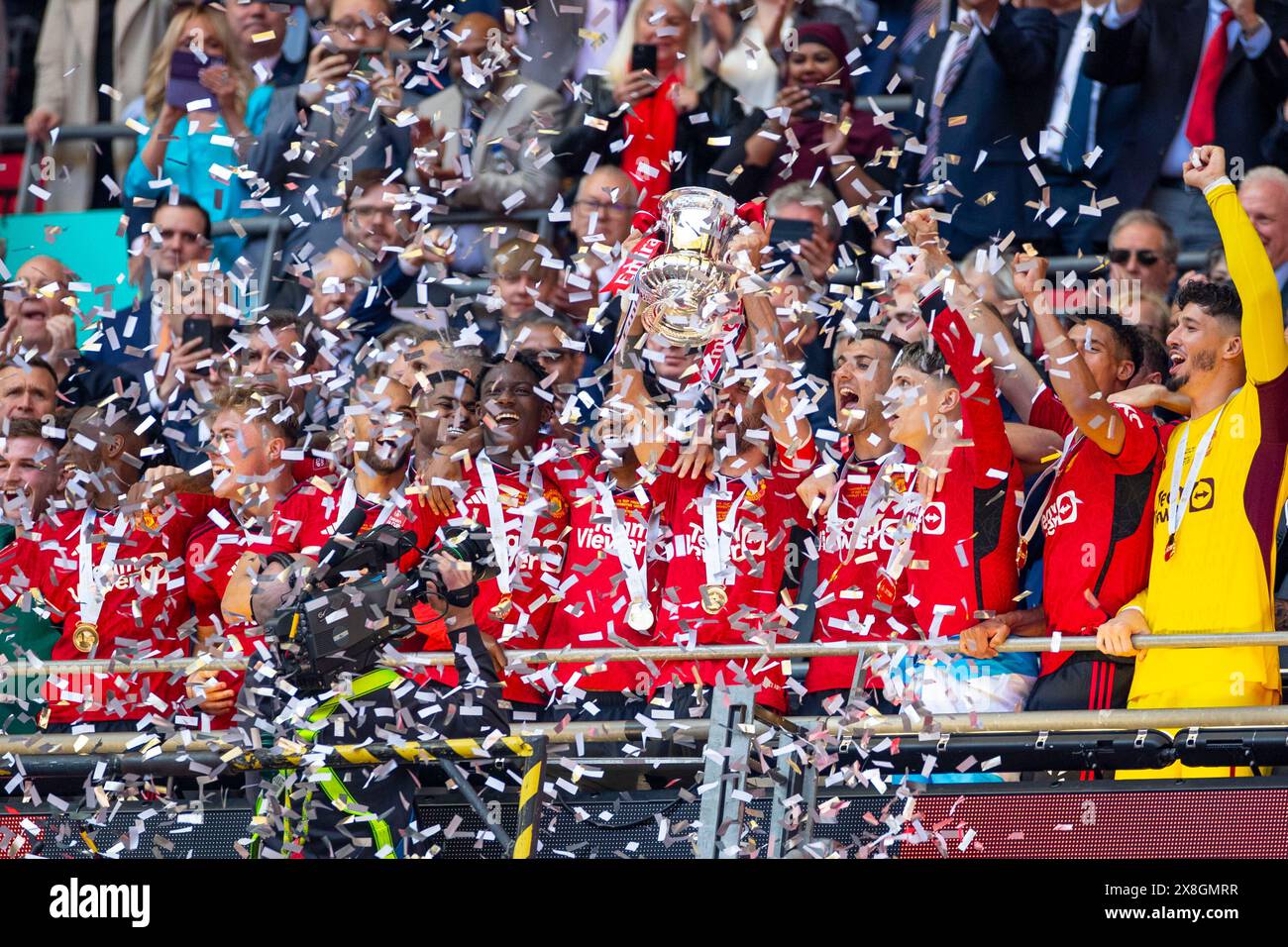 Wembley stadium on 25th may hi-res stock photography and images - Alamy