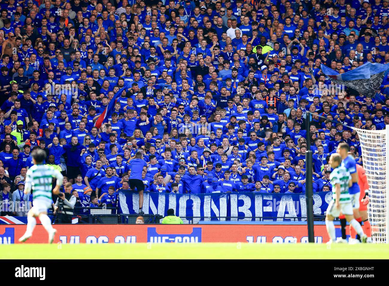 25th May 2024; Hampden Park, Glasgow, Scotland: Scottish Cup Football Final, Celtic versus ...