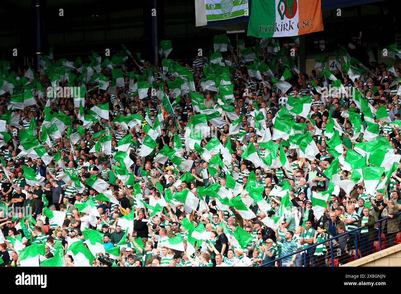 25th May 2024; Hampden Park, Glasgow, Scotland: Scottish Cup Football Final, Celtic versus ...