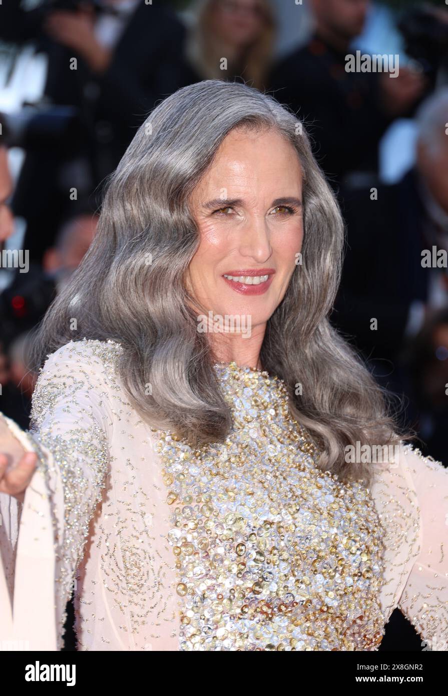 Cannes, France. 25th May, 2024. Andie MacDowell attends the "La Plus ...