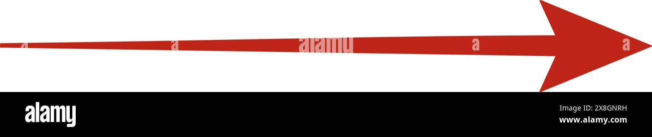 Vertical red arrow Stock Vector Images - Alamy