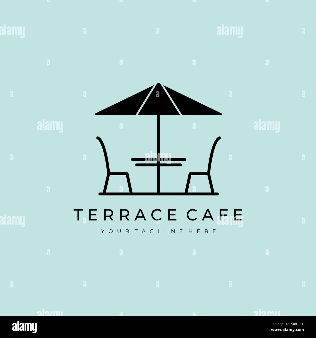 Traditional coffee architecture Stock Vector Images - Alamy