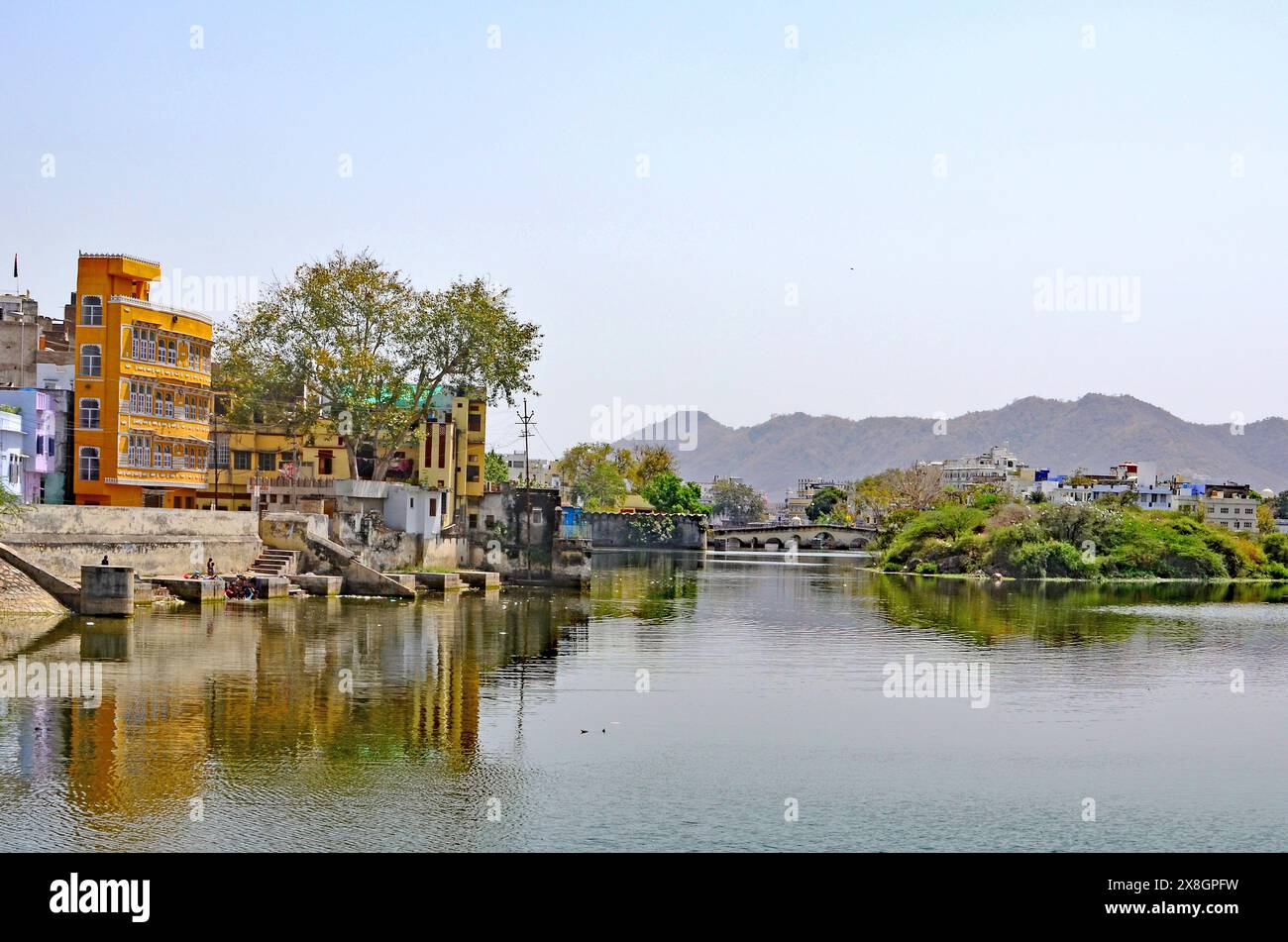 Udaipur and Lake Pichola, City of Lakes, Rajasthan, India Stock Photo ...