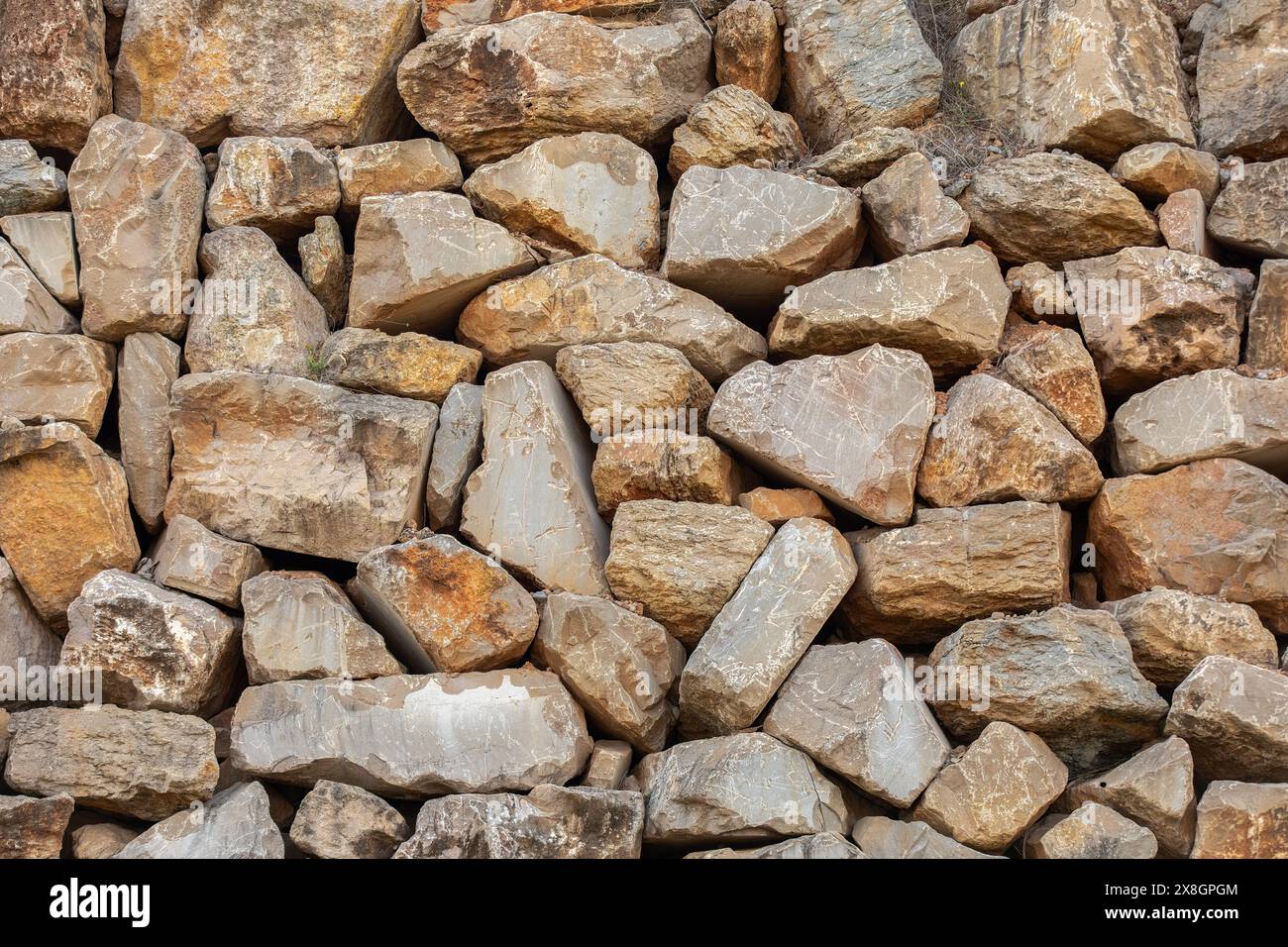 Rugged Stone Wall Surface Texture Background Stock Photo - Alamy