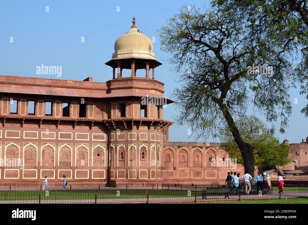 Agra Fort or Red Fort, Agra, Uttar Pradesh, India Stock Photo - Alamy