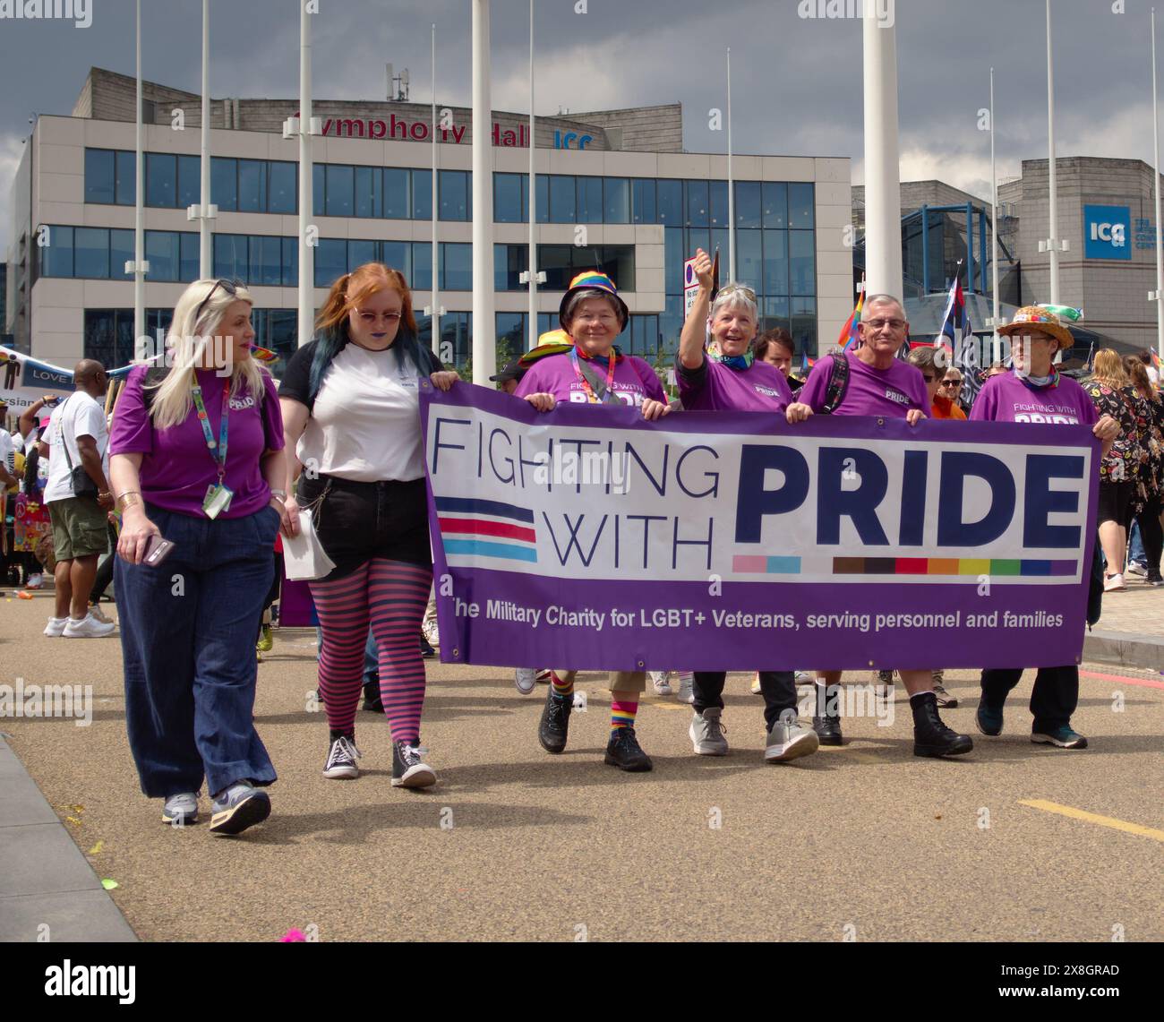 Birmingham, UK. 25th May, 2024. An estimated 75,000 spectators line the ...