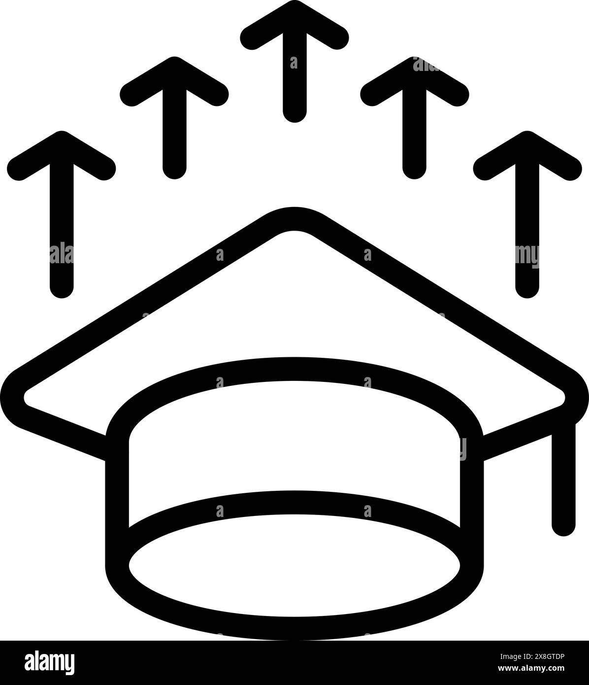 Graduation iconography hi-res stock photography and images - Alamy