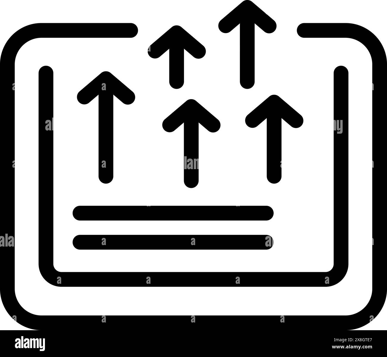 Minimalist vector illustration of breathable material icon with airflow ...