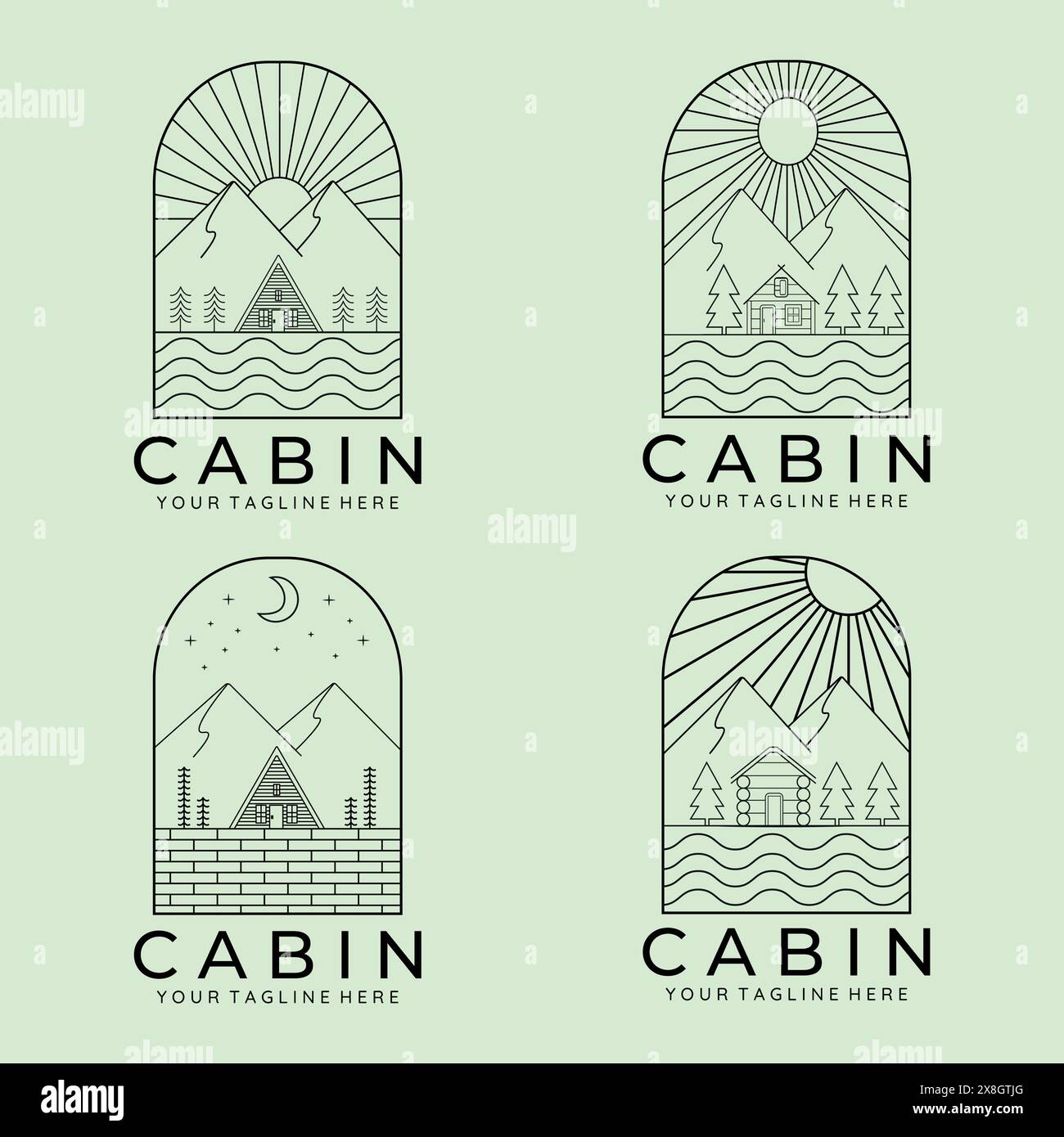 Minimalist art and images Stock Vector Images - Alamy