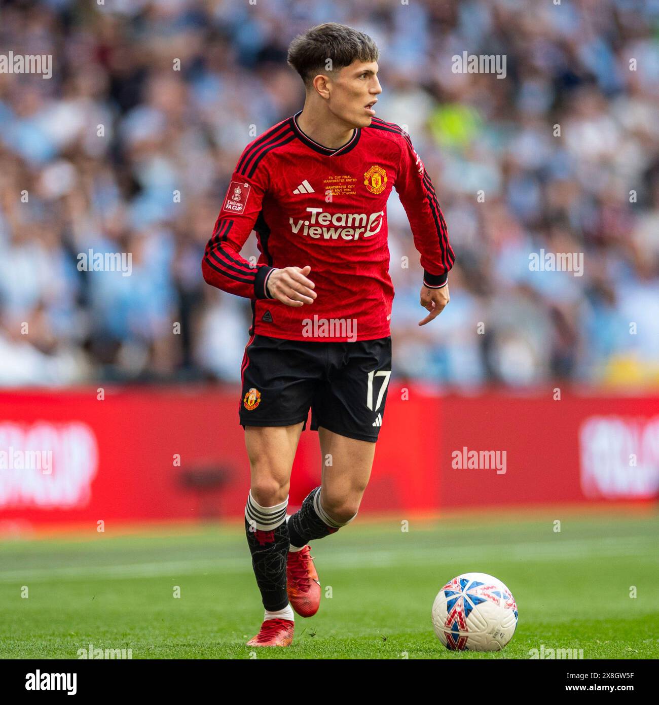 Garnacho manchester united 2024 hi-res stock photography and images - Alamy
