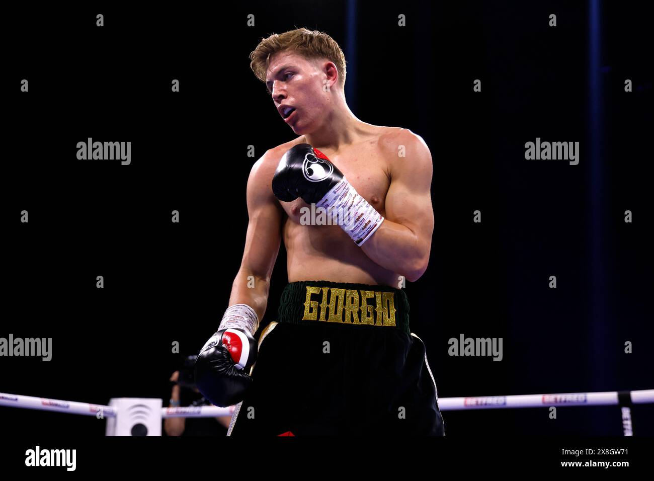 Giorgio Visioli in action against Sergio Odabai (not pictured) in the ...