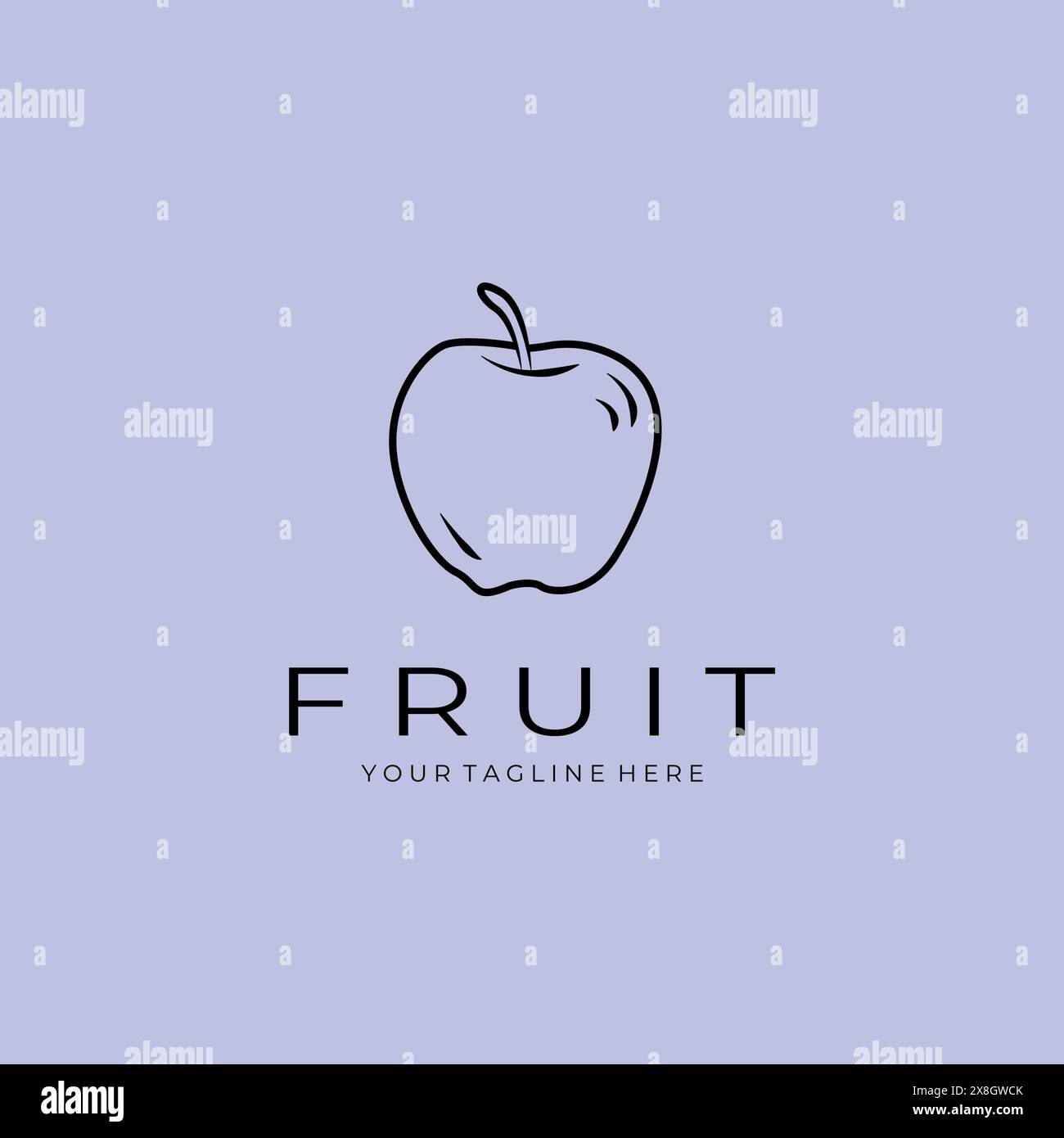 Fruit art vector vectors Stock Vector Images - Alamy