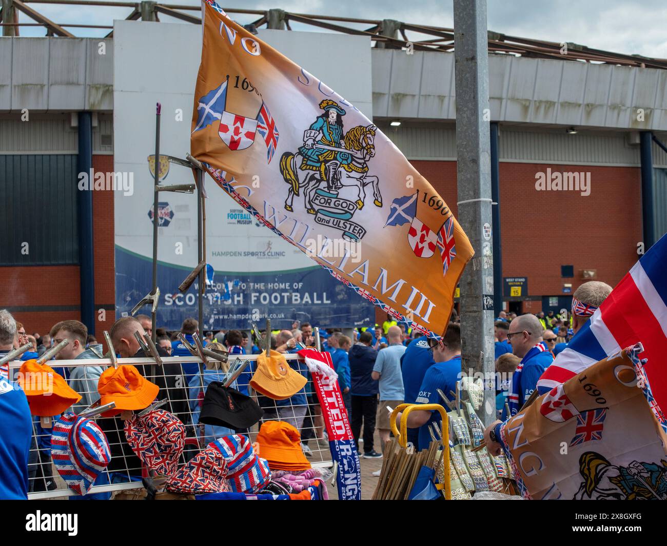 Glasgow, Scotland, UK. May 25th, 2024: Rangers and Celtic going to ...