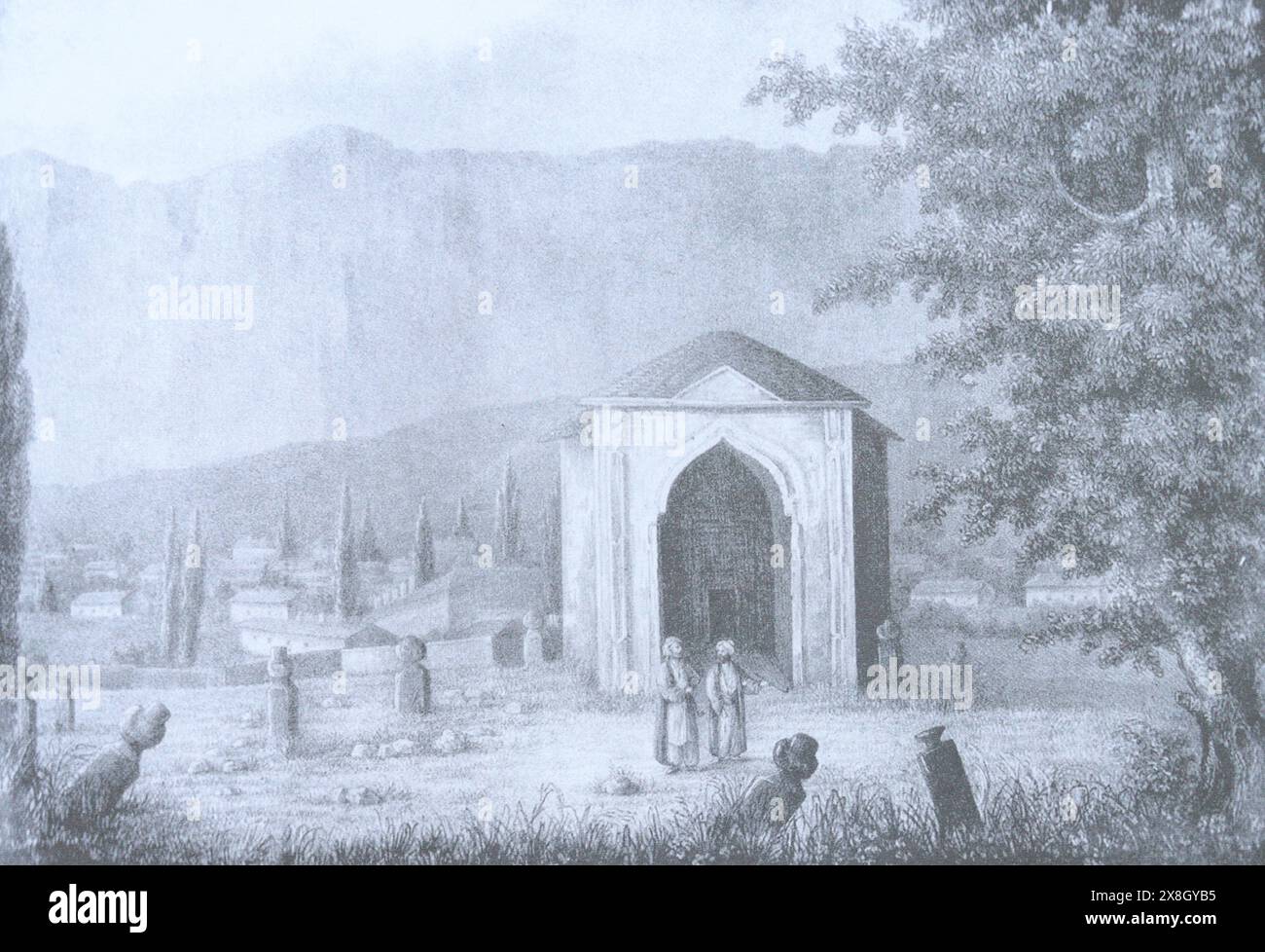 Mausoleum of Hadji Geray and the first Crimean khans in Bakhchisarai ...