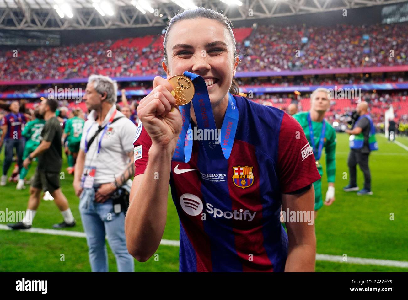 Barcelona, Spain. 25th May, 2024. Ingrid Syrstad Engen of FC Barcelona ...
