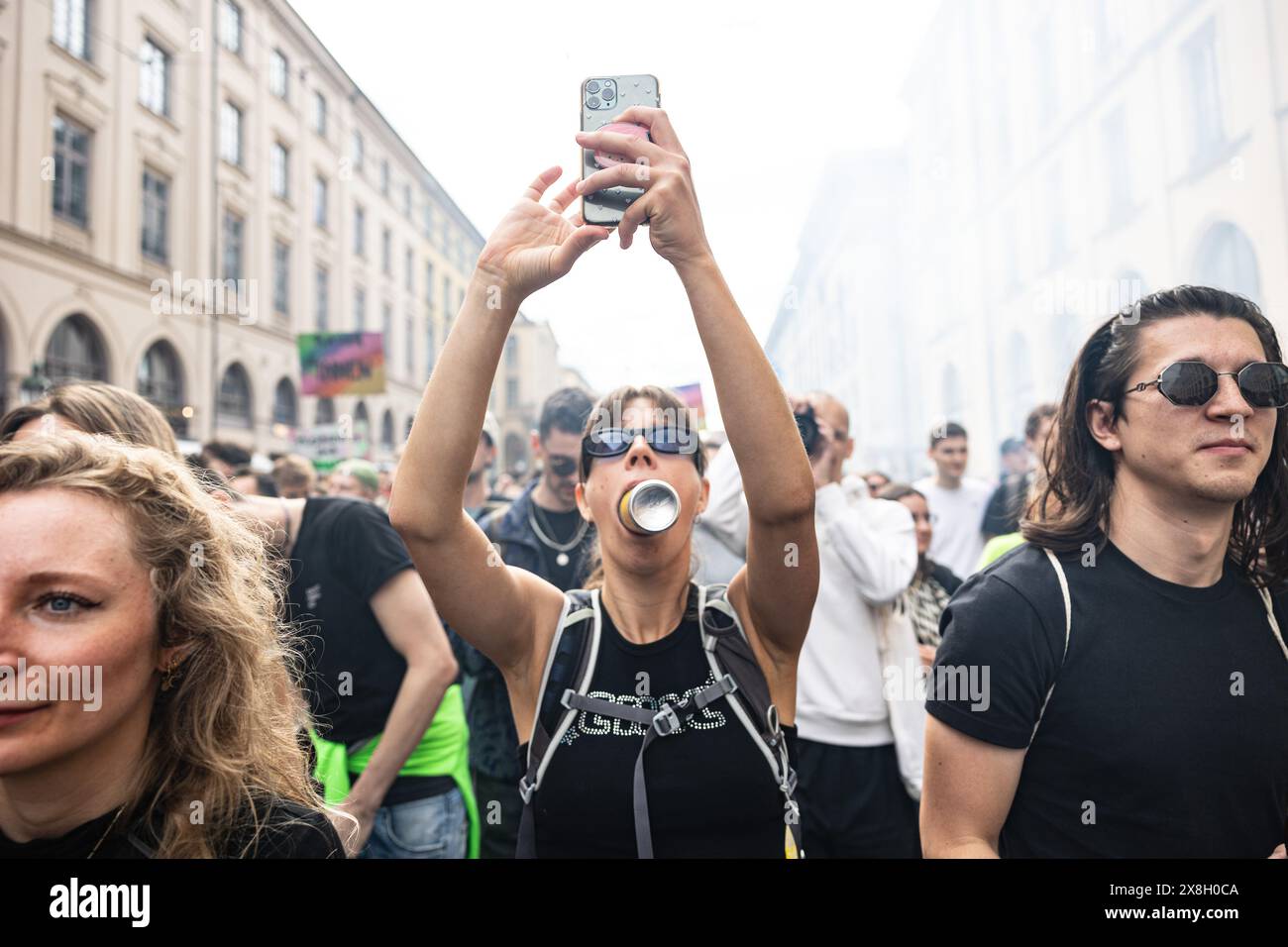 Munich, Germany. 25th May, 2024. On May 25, 2024 thousands joined the ...