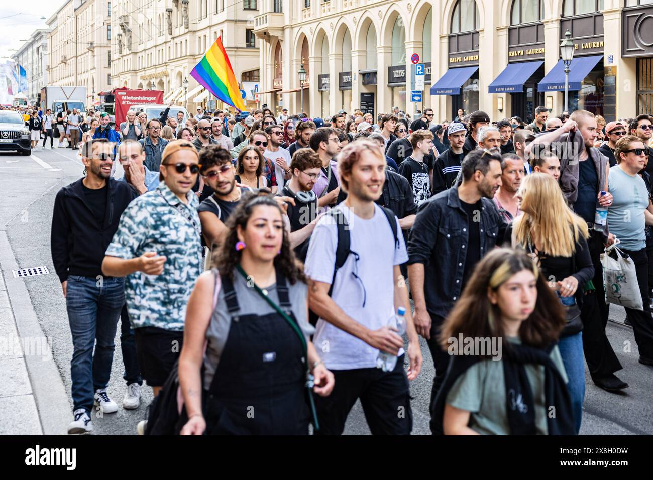 Munich, Germany. 25th May, 2024. On May 25, 2024 thousands joined the ...