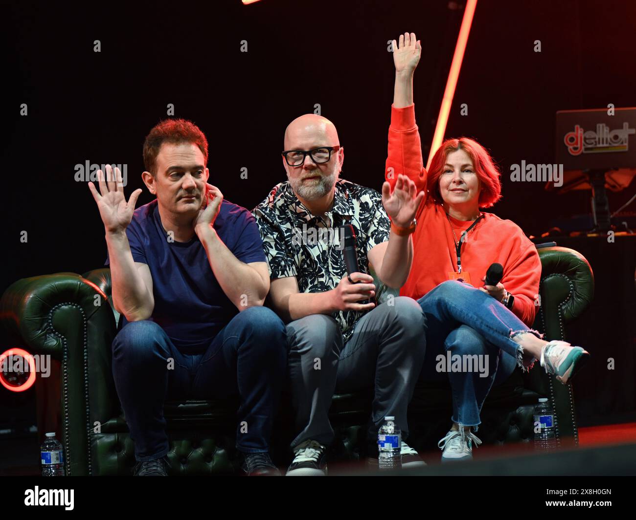 LONDON, ENGLAND - MAY 25 2024: One Piece Cast reunion with Mike ...