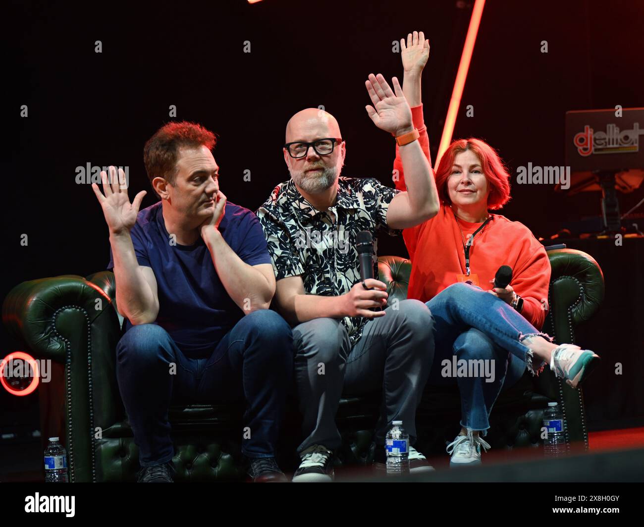 LONDON, ENGLAND - MAY 25 2024: One Piece Cast reunion with Mike ...