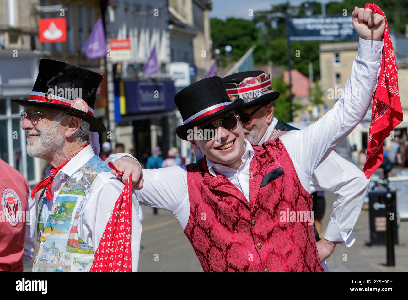 Chippenham, Wiltshire, UK, 25th May, 2024. Members of the Tinners ...