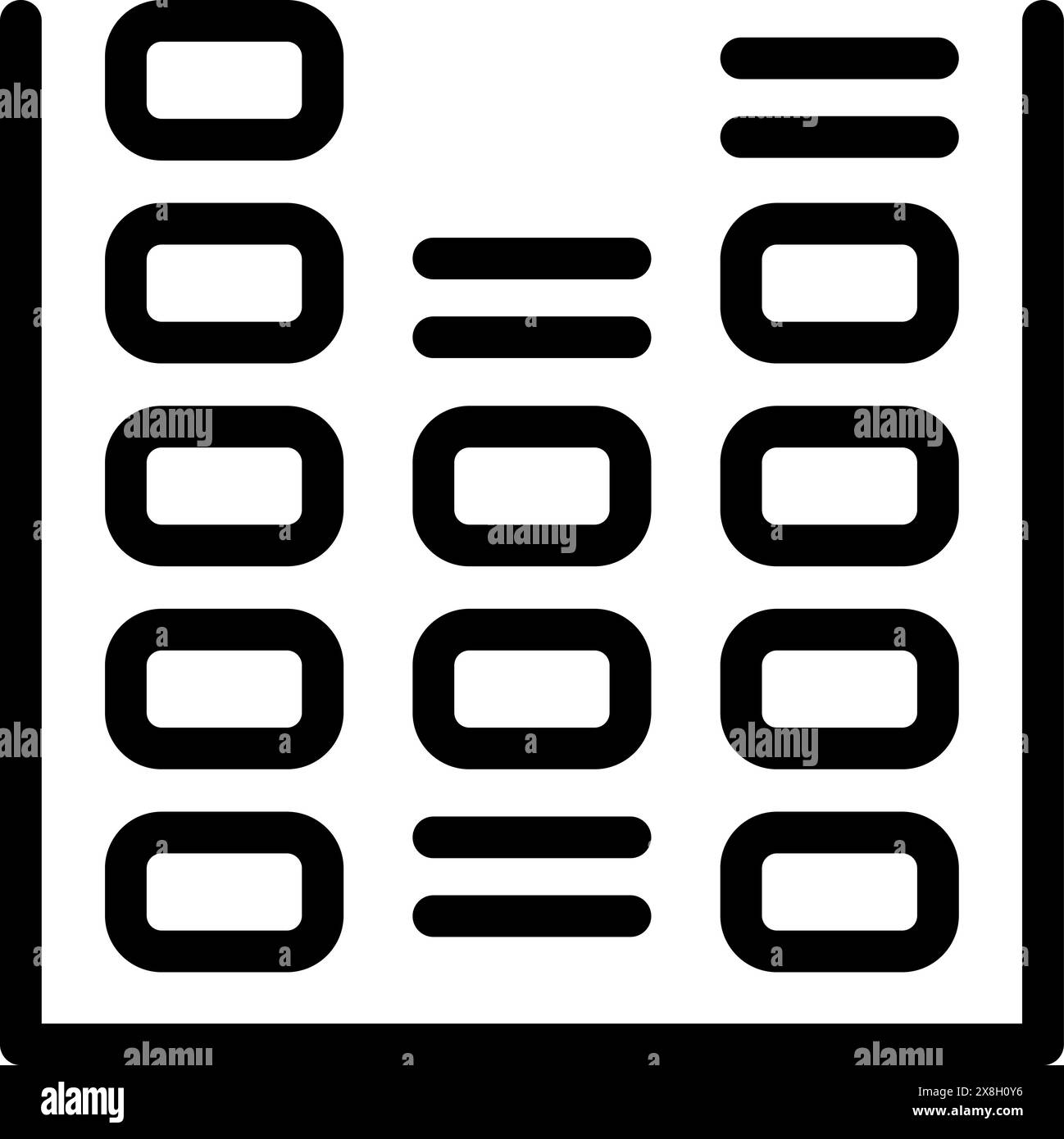 Inventory list icon simple hi-res stock photography and images - Alamy