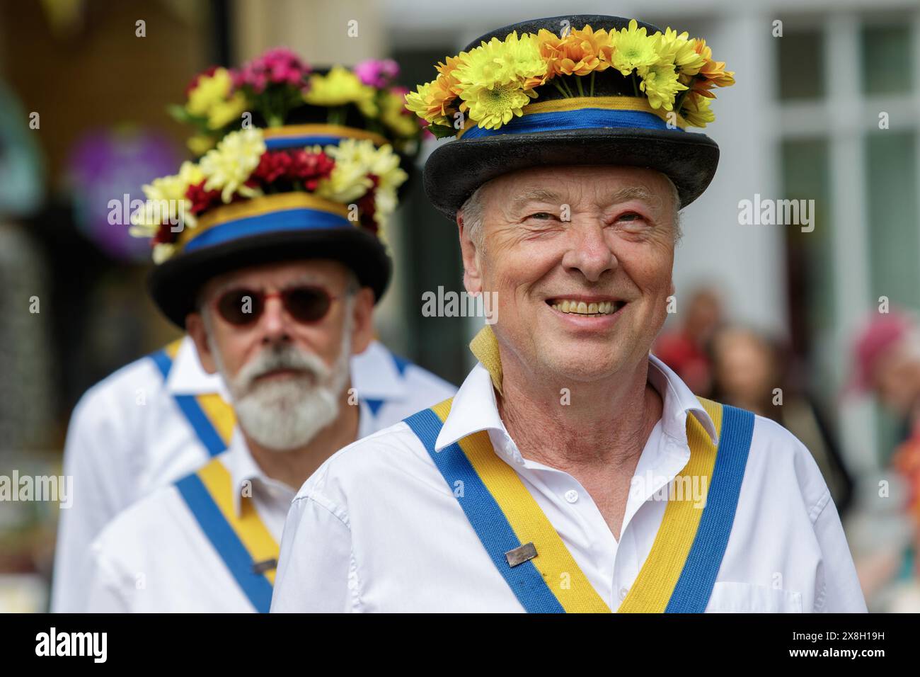 Chippenham, Wiltshire, UK, 25th May, 2024. Members of the Yateley ...