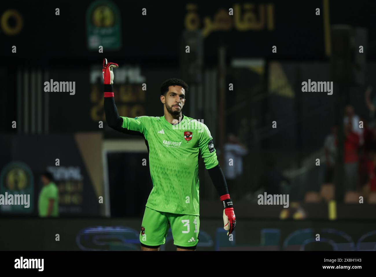 Cairo, Egypt. 25th May, 2024. CAIRO, EGYPT - MAY 25: goalkeeper Oufa ...