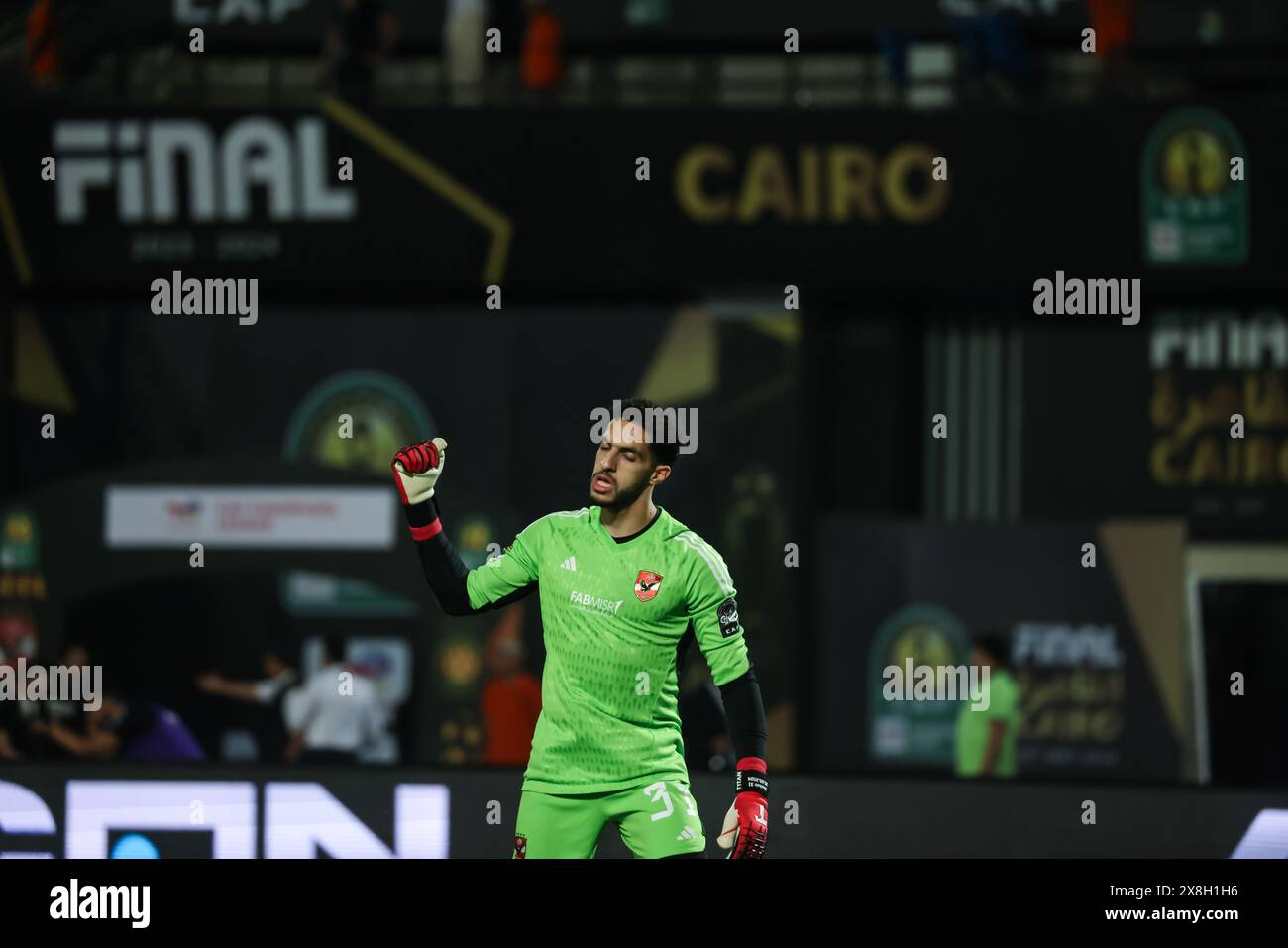 Cairo, Egypt. 25th May, 2024. CAIRO, EGYPT - MAY 25: goalkeeper Oufa ...