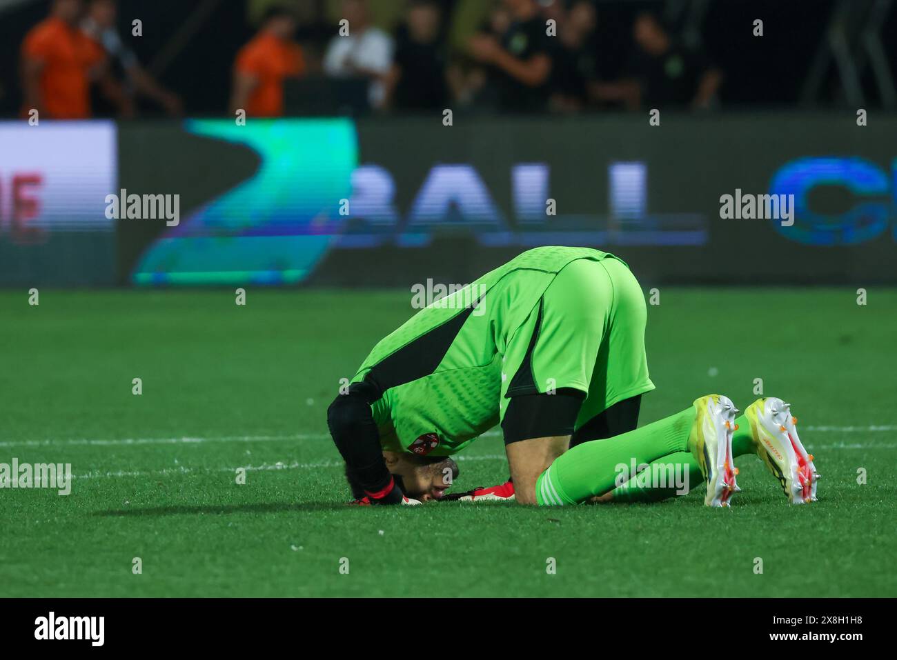 Cairo, Egypt. 25th May, 2024. CAIRO, EGYPT - MAY 25: goalkeeper Oufa ...