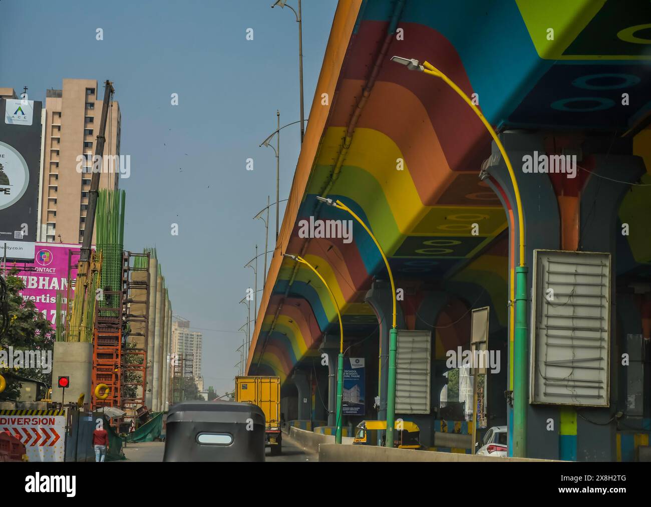 Thane district also known as flamingo city in Maharashtra India Stock ...