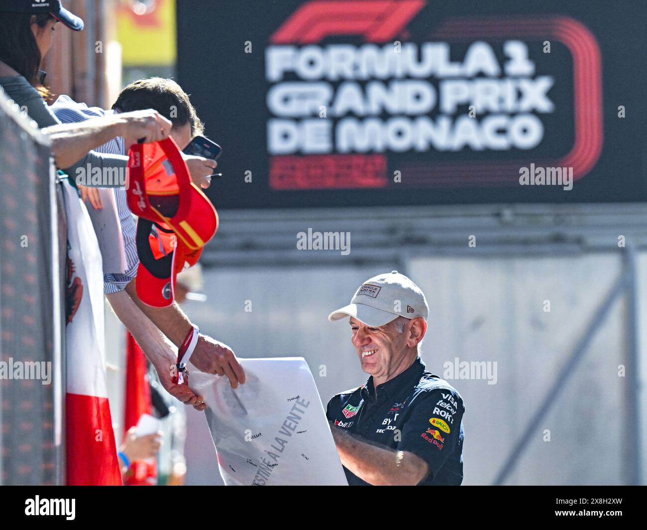 Monte Carlo, Principality Of Monaco. 25th May, 2024. Adrian Newey ...