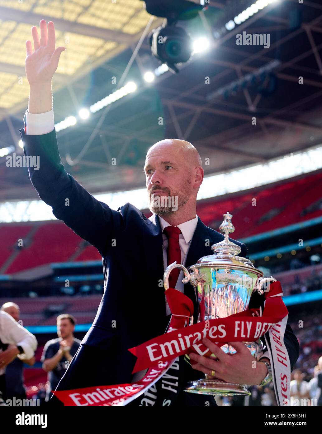 Ten hag fa cup 2024 trophy hi-res stock photography and images - Alamy