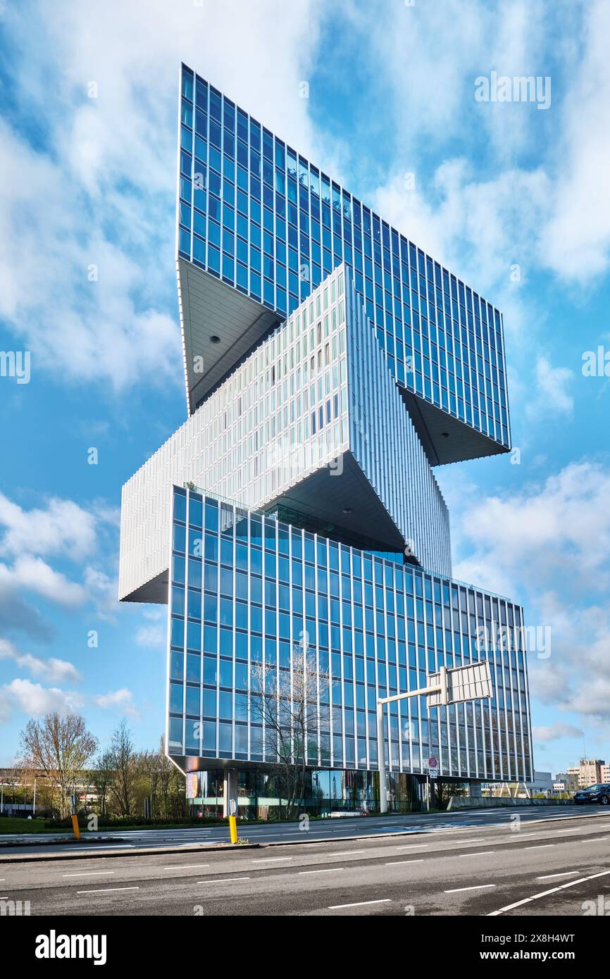 Netherlands, Amsterdam - April 07, 2024: The new constructed RAI Nhow ...