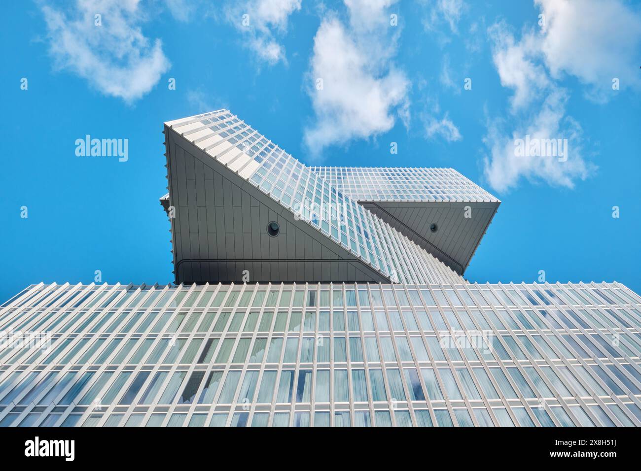 Netherlands, Amsterdam - April 07, 2024: The new constructed RAI Nhow ...