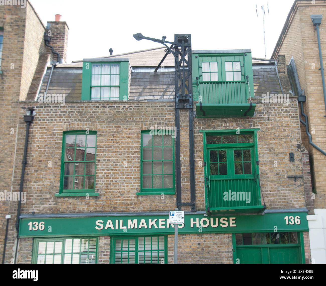 Sailmakers House, Limehouse, Tower Hamlets, London, UK Stock Photo - Alamy