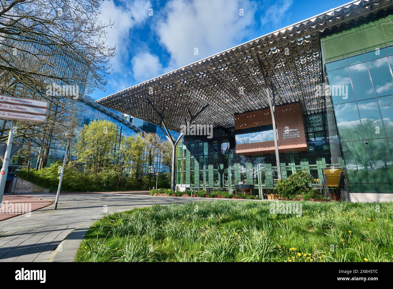 Netherlands, Amsterdam - April 10, 2024: Sustainable Headquarter ...