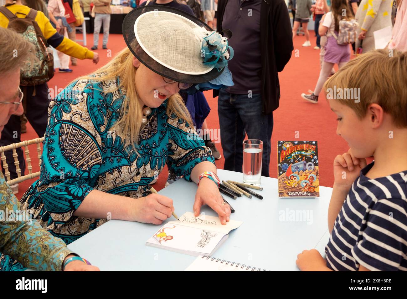 Philip Reeve and Sarah McIntyre book books signing for children at the ...