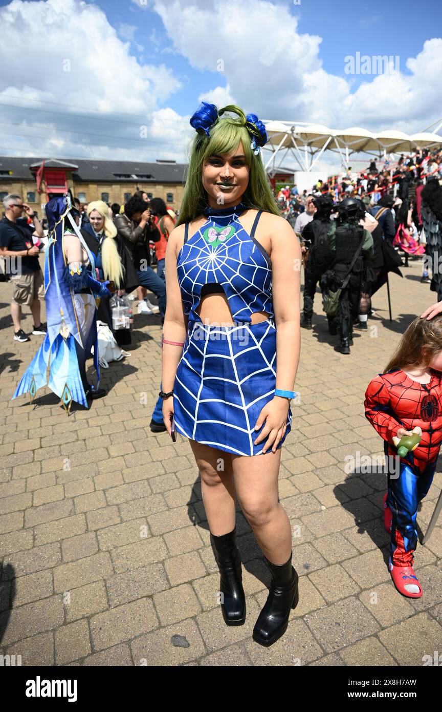 LONDON, ENGLAND - MAY 25 2024: Thousands attends the MCM Comic Con ...
