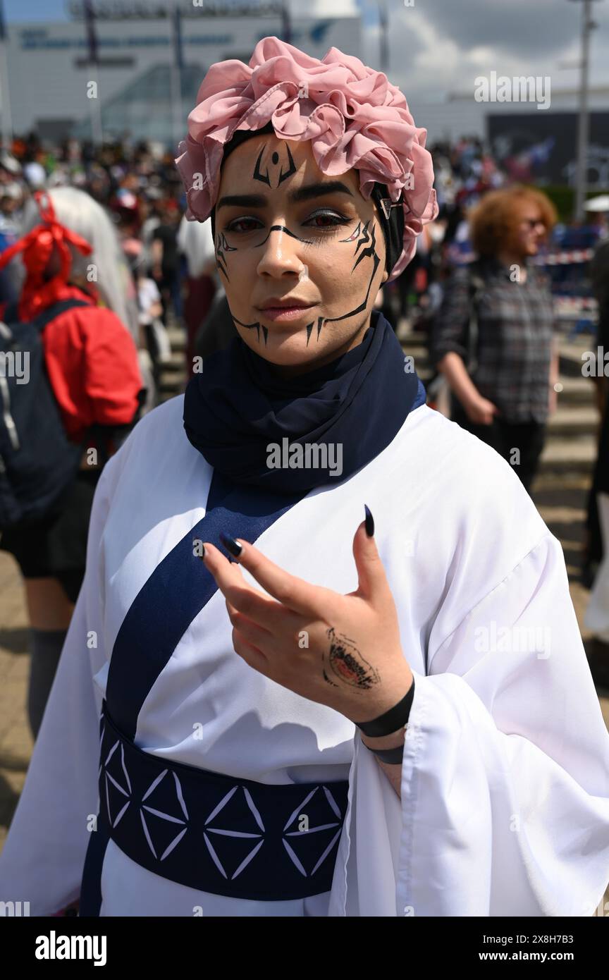 LONDON, ENGLAND - MAY 25 2024: Thousands attends the MCM Comic Con ...